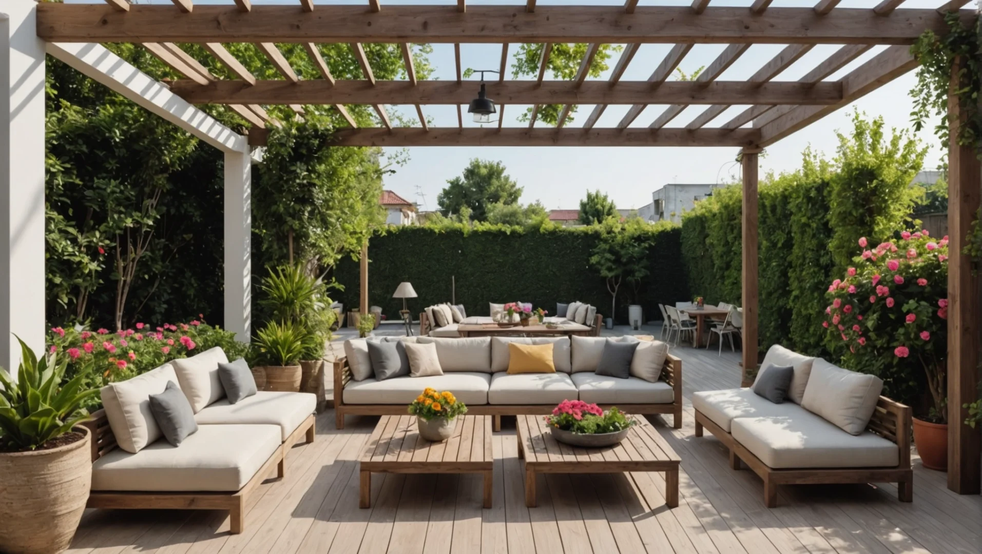 Idées créatives pour une terrasse jardin élégante et accueillante