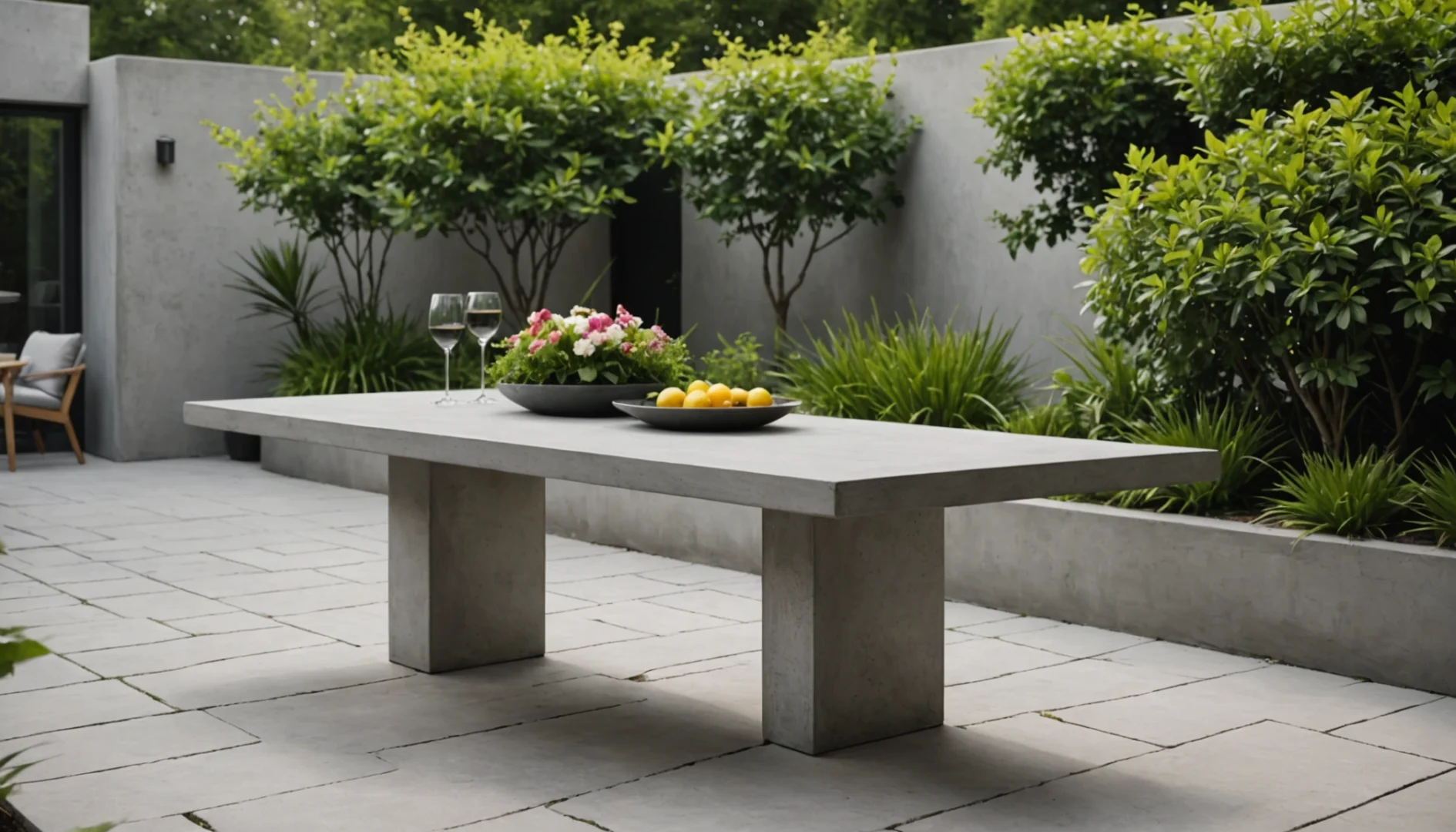 DIY : Créez une Table en Béton Stylée pour Votre Jardin